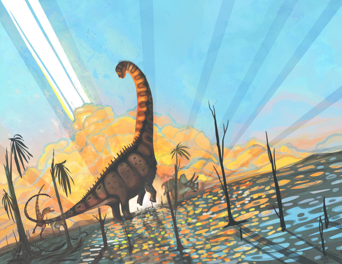 Study: Dinosaurs thriving before mass extinction asteroid | News ...